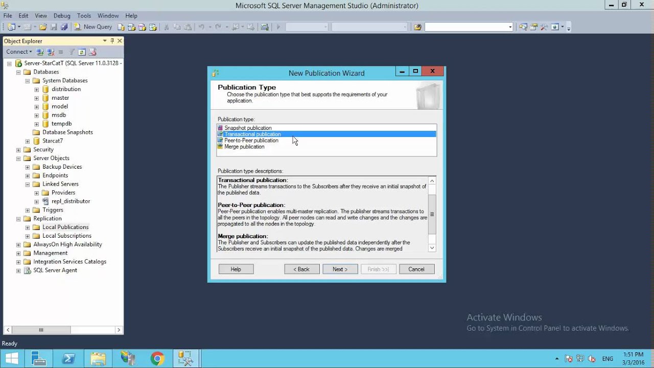 Sql Server Replication Youtube