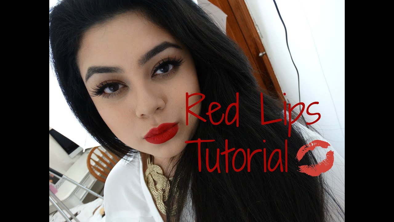 Red Lips Tutorial Youtube