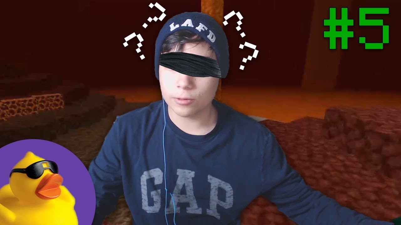 Quackity S Blind Minecraft Nether Adventure Youtube