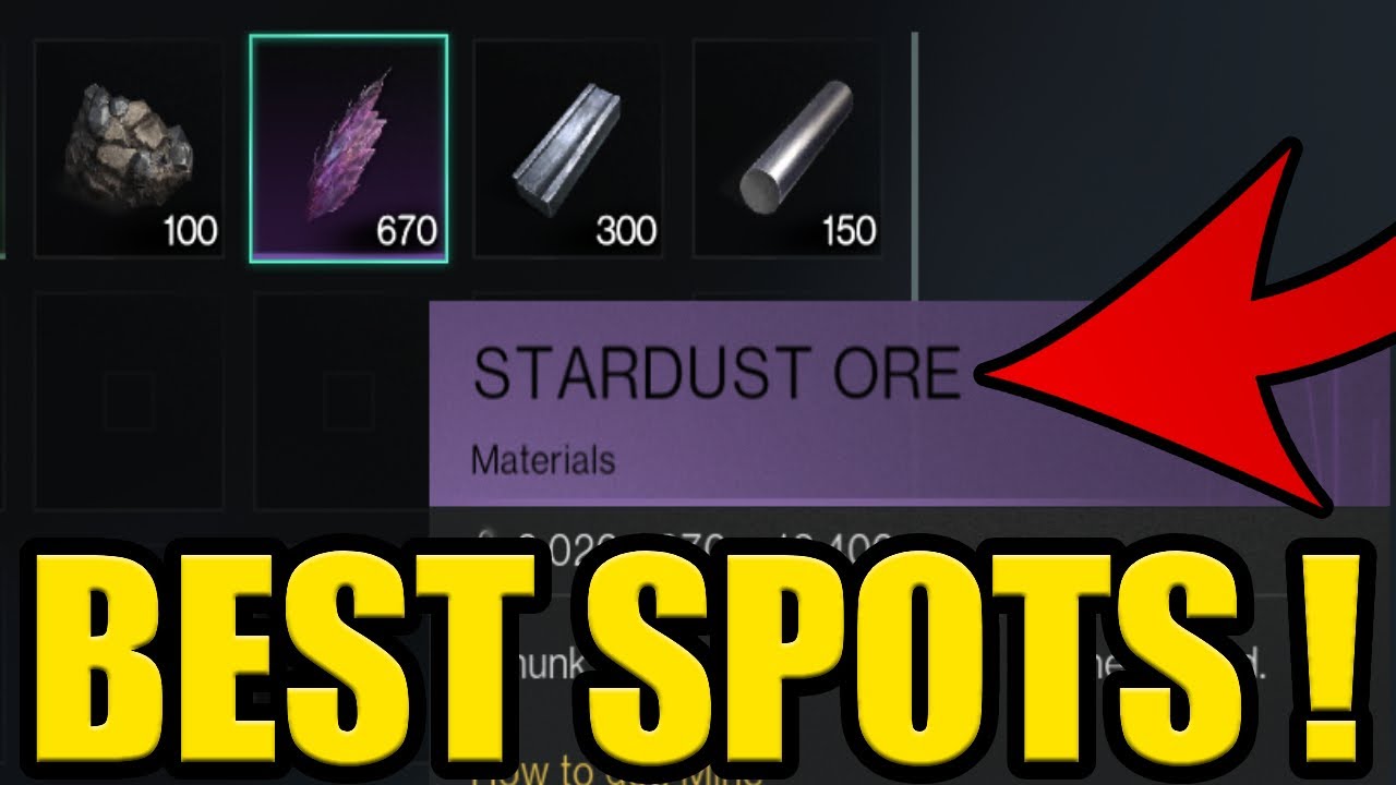 Once Human Best Stardust Ore Spots Youtube