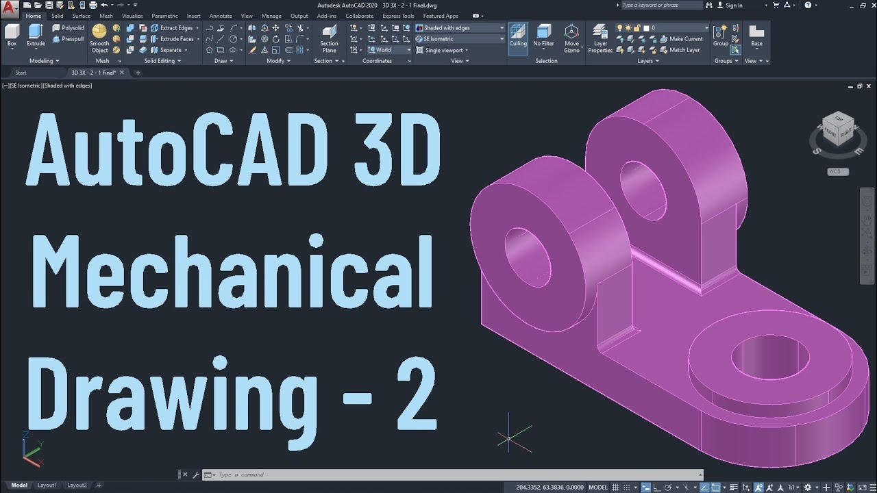 Autocad 3d Mechanical Engineering