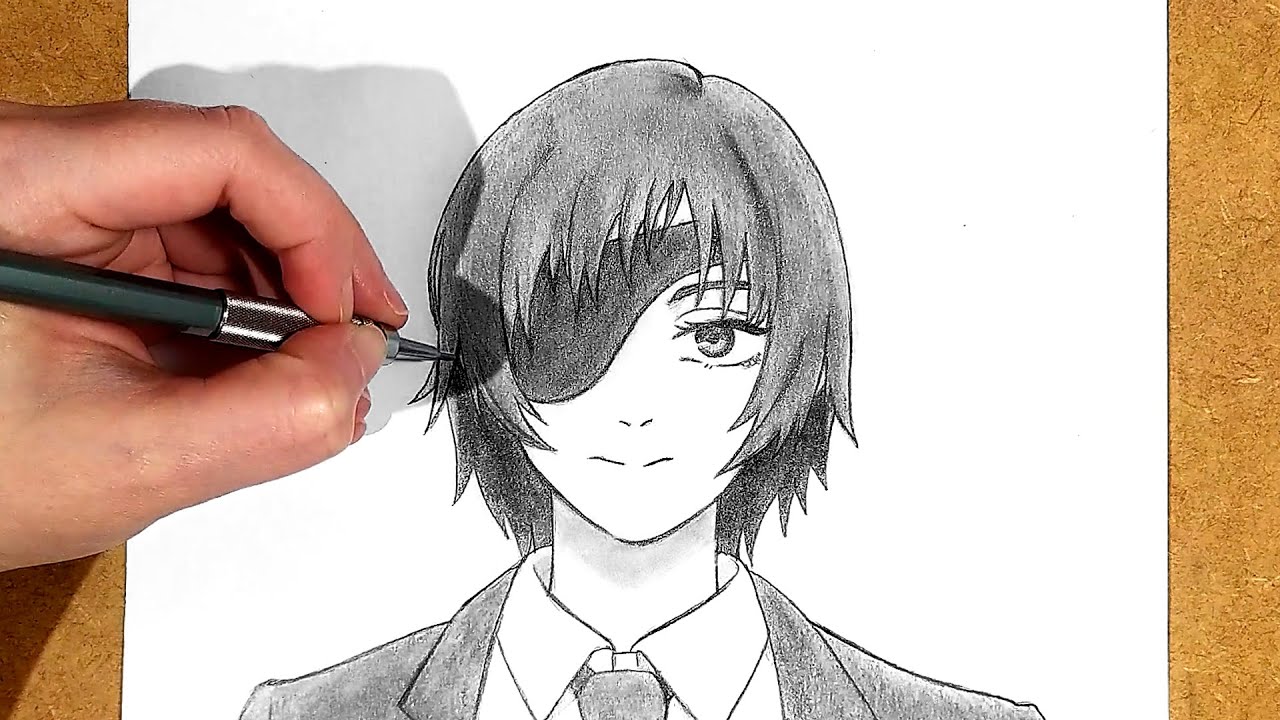 How To Draw Himeno Chainsaw Man Step By Step Easy Anime Drawing