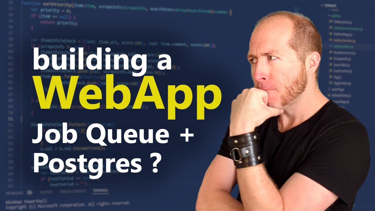 Building A Webapp Job Queue With Postgres Youtube