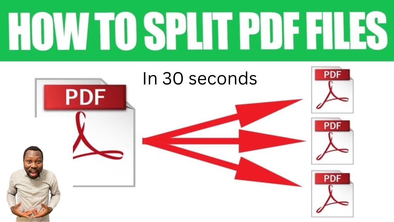 How To Split Pdf File In 30seconds Free Tool Youtube