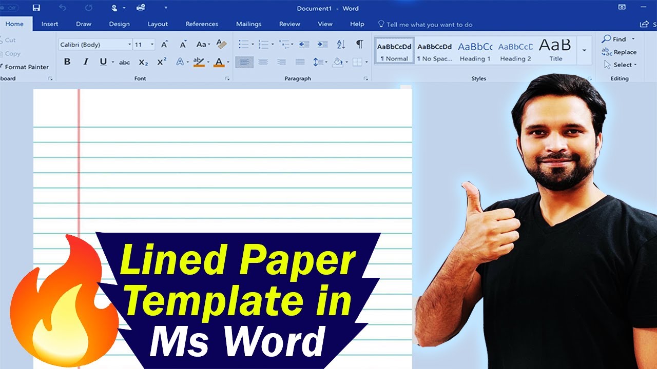 How To Make Lined Paper On Word At Andre Thompson Blog