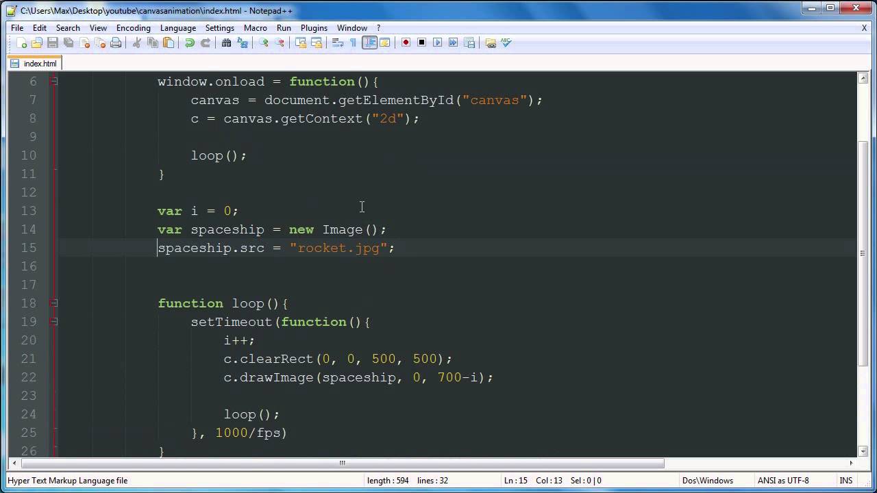 Image Optimization Html5 Canvas Animation Tutorial 4 Youtube