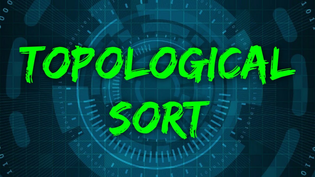 Topological Sort Youtube
