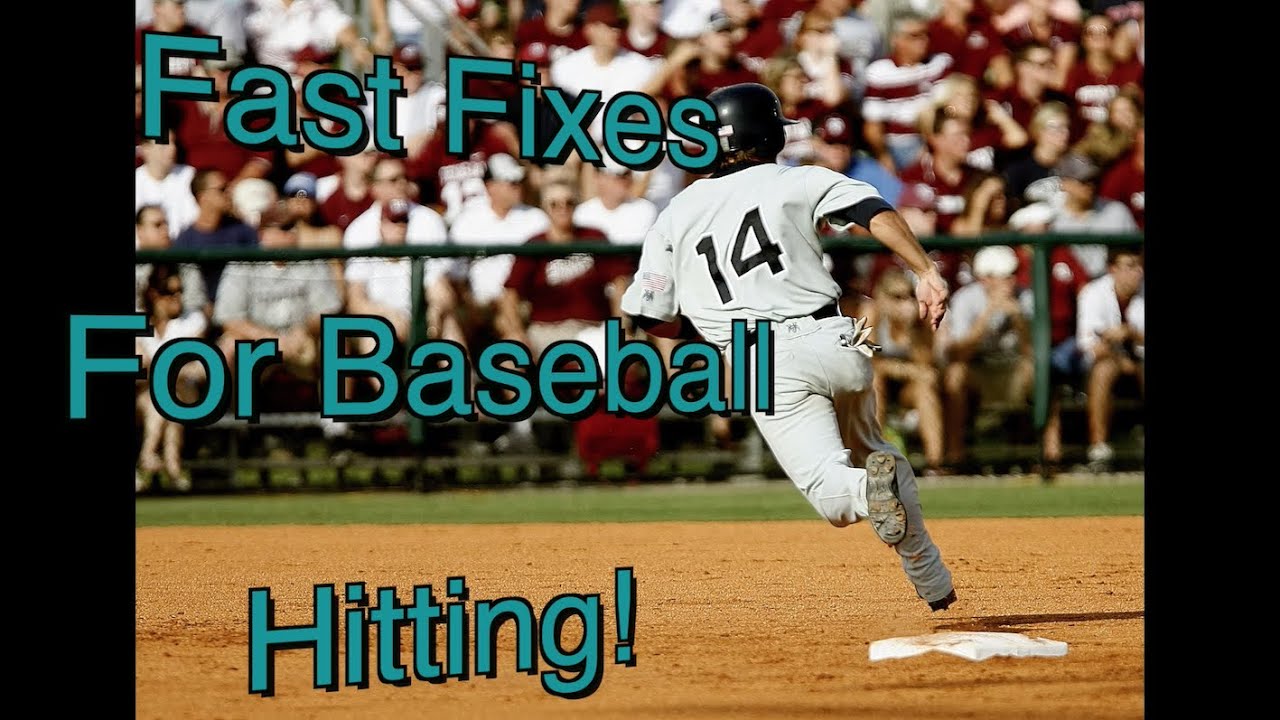Fast Fixes For Baseball Hitting Youtube