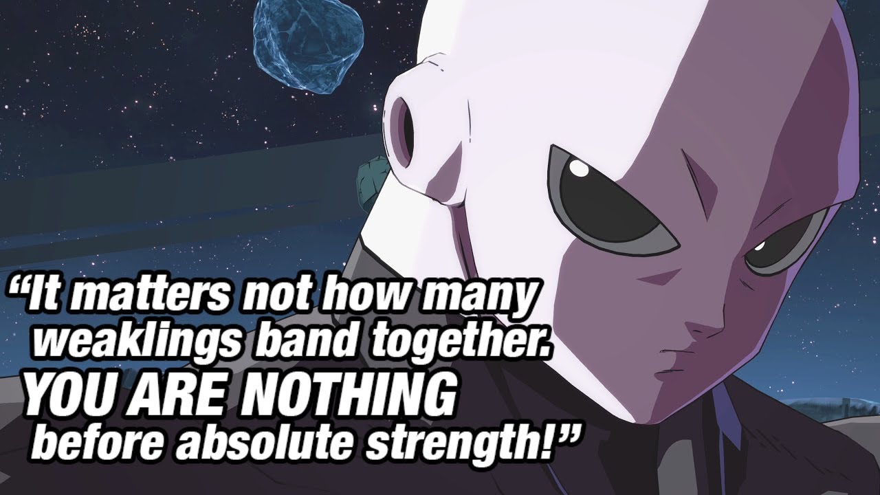 Dragon Ball Fighterz All Jiren Unique Quotes Interactions English