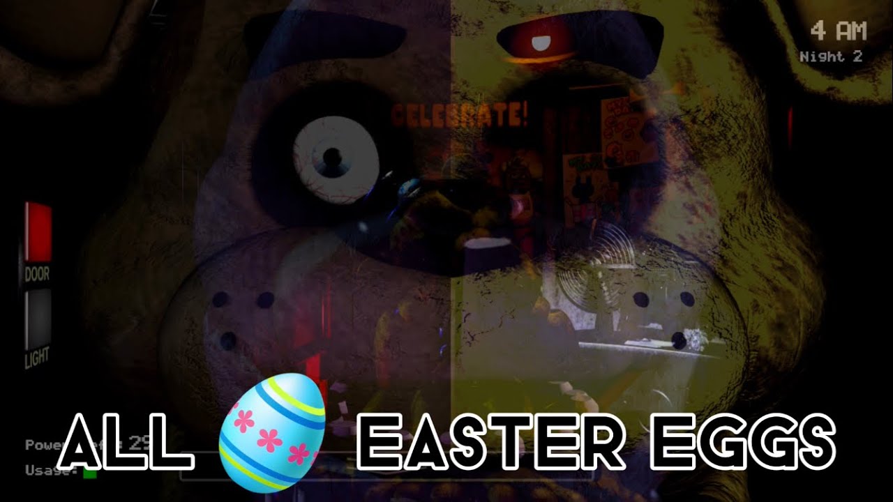 Fnaf 1 All Easter Eggs Youtube