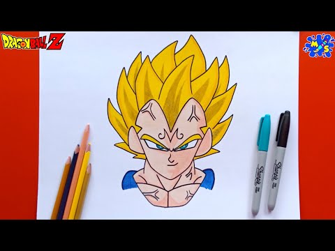 Vegeta Drawing How To Draw Majin Vegeta Step By Step Youtube