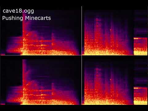 Minecraft Cave Sounds On Spectrogram Youtube