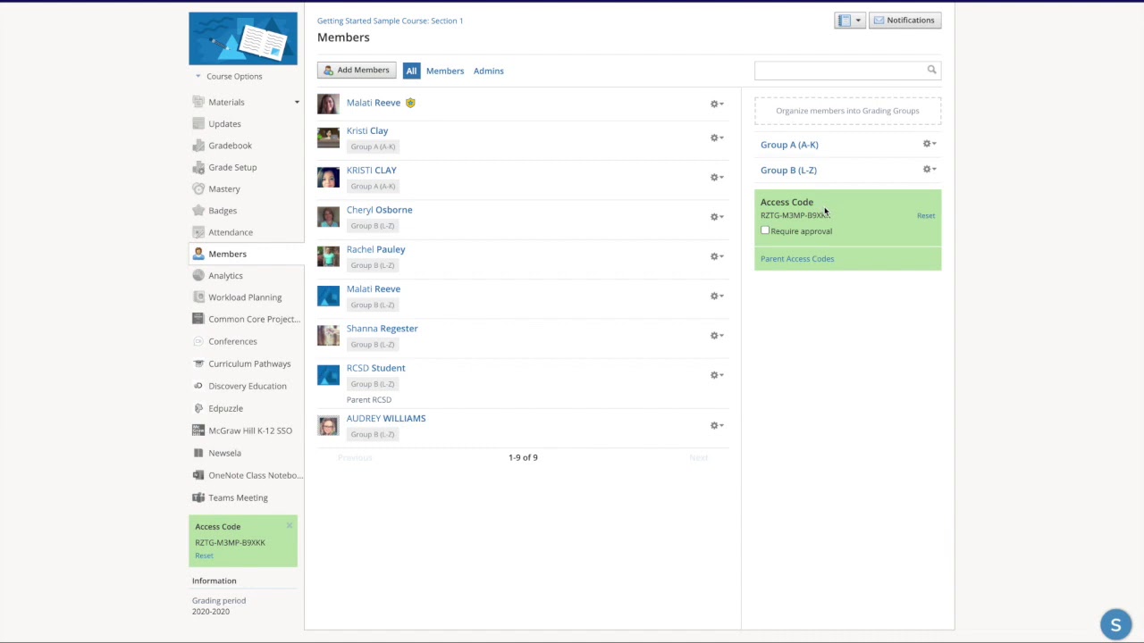 Parent Access Codes Youtube