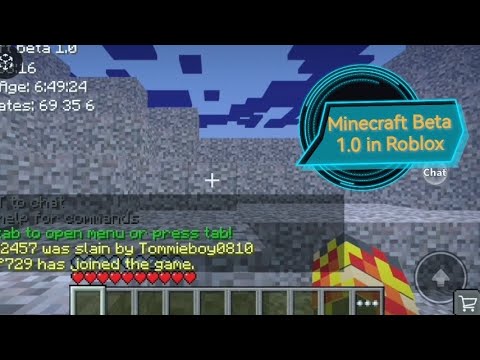 Minecraft Beta 1 0 In Roblox Is Back Episode 1 Youtube