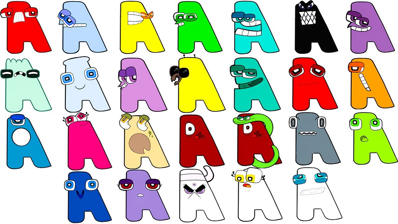 New Alphabet Lore But Everyone Transform Is A Youtube