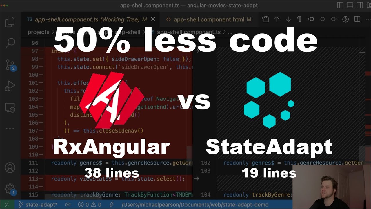 Rxangular Vs Stateadapt Angular Movies 1 App Shell Youtube