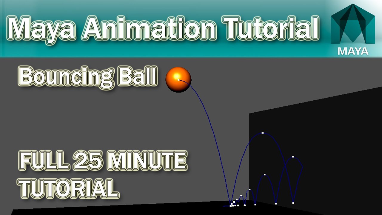 Bouncing Ball Maya Tpzoqa