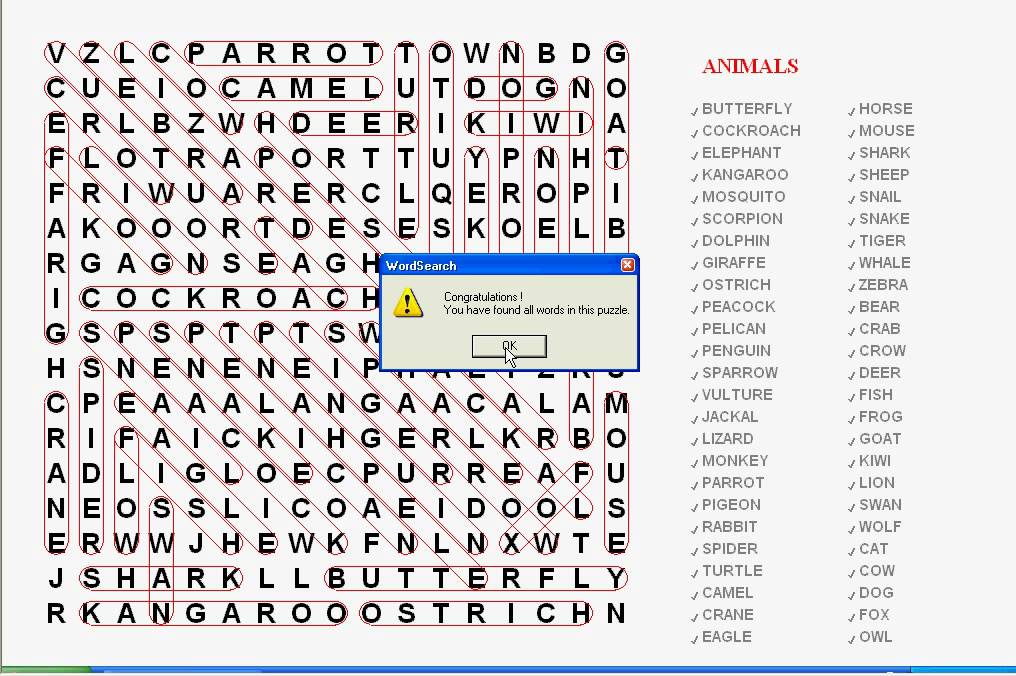 Word Search Puzzles Youtube