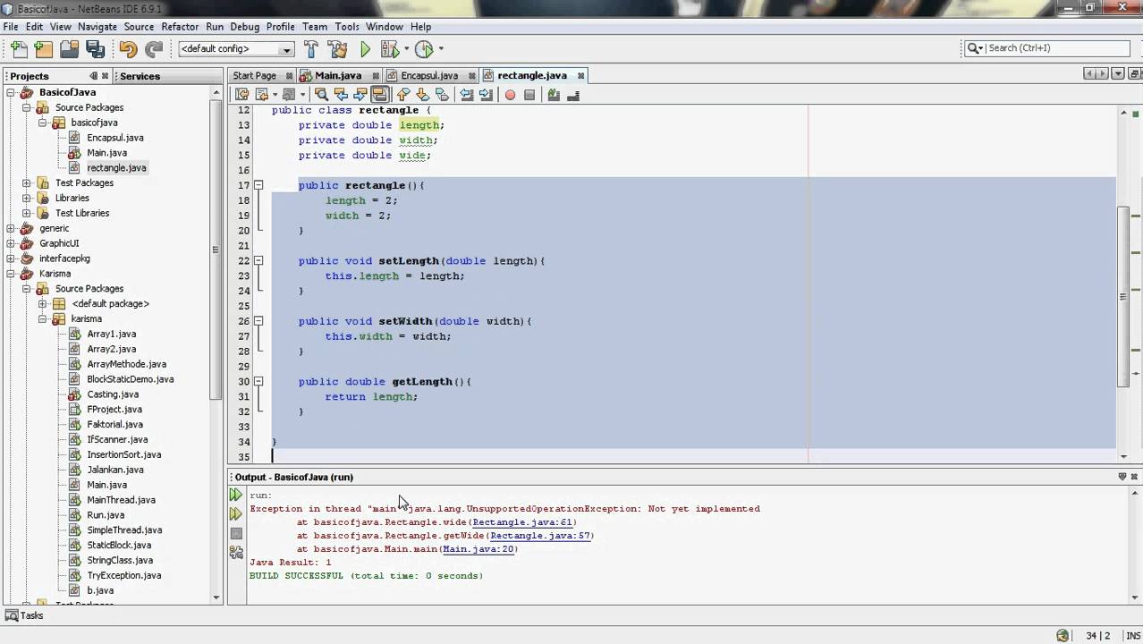 Java Encapsulation Youtube