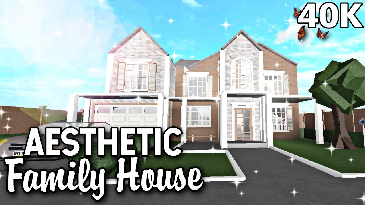 Aesthetic Family Mansion Bloxburg House Ideas