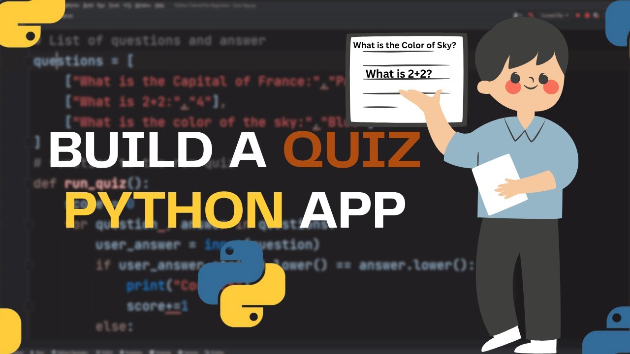 Build A Python Quiz App Step By Step For Beginners Project Python