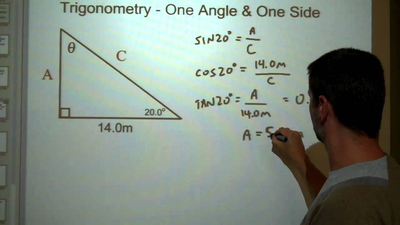 How To Find Angle Of Right Triangle Given One Side At Gregorio Fields Blog