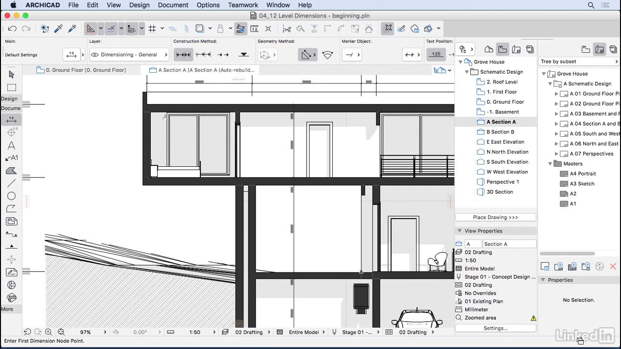 Dimension Settings In Archicad At Jennifer Vidal Blog