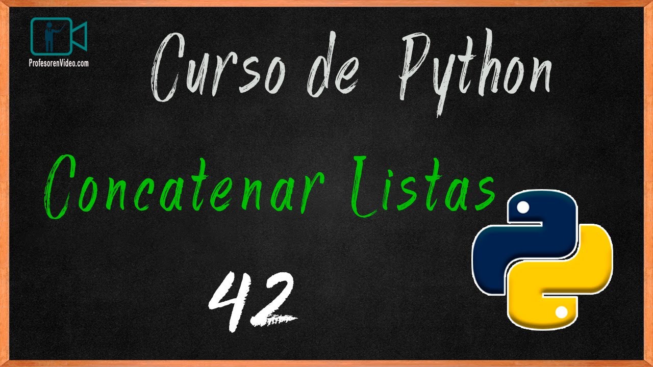 Concatenar Listas En Python Youtube