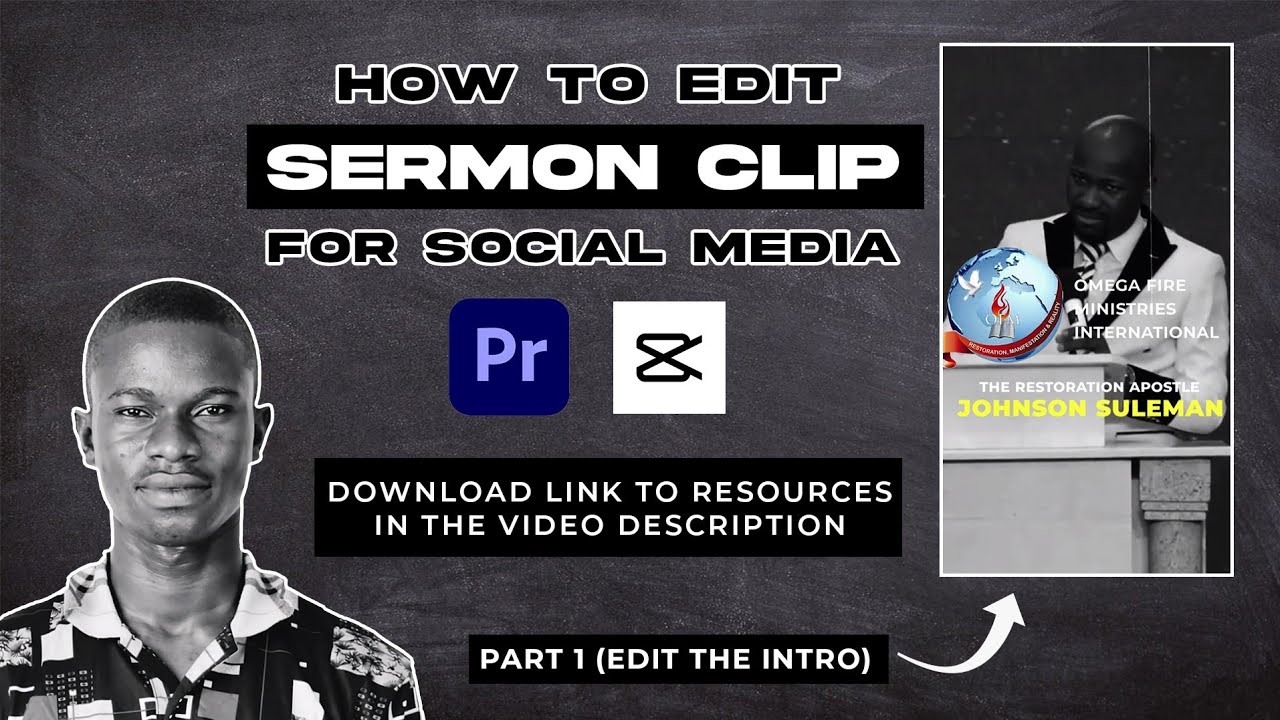 How To Edit Short Content From Long Sermon Part 1 Youtube