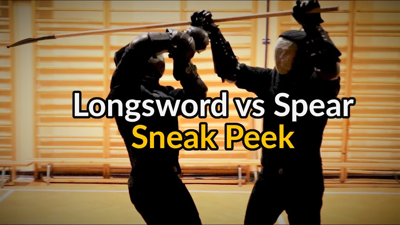 Historical Technique 3 Longsword Vs Spear Sneak Peek Youtube