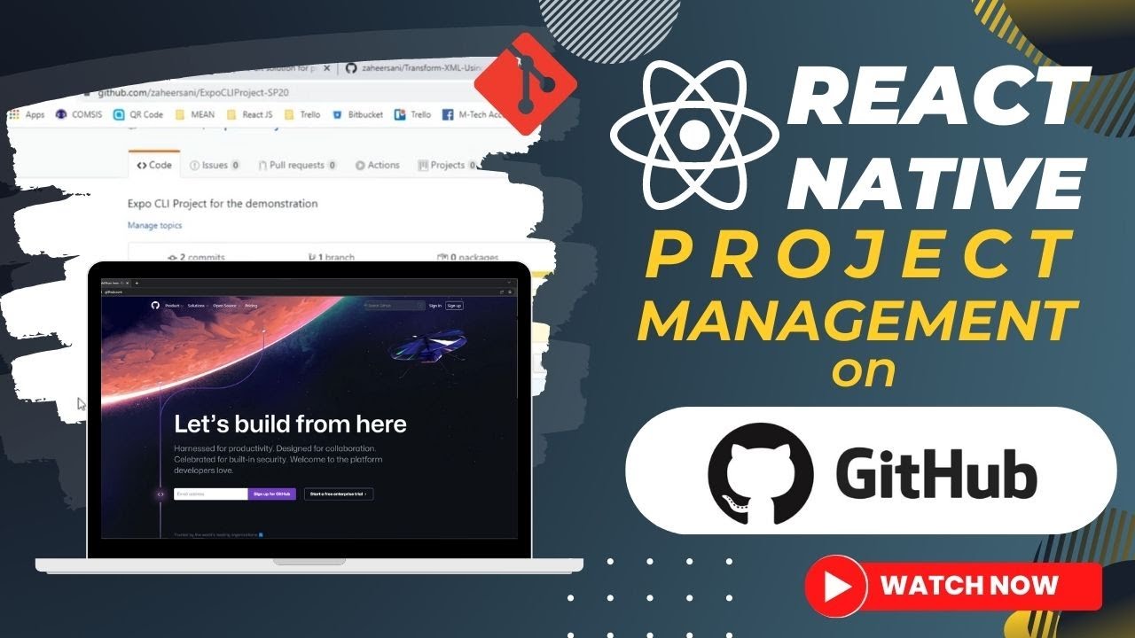React Native Publishing Project On Github Youtube