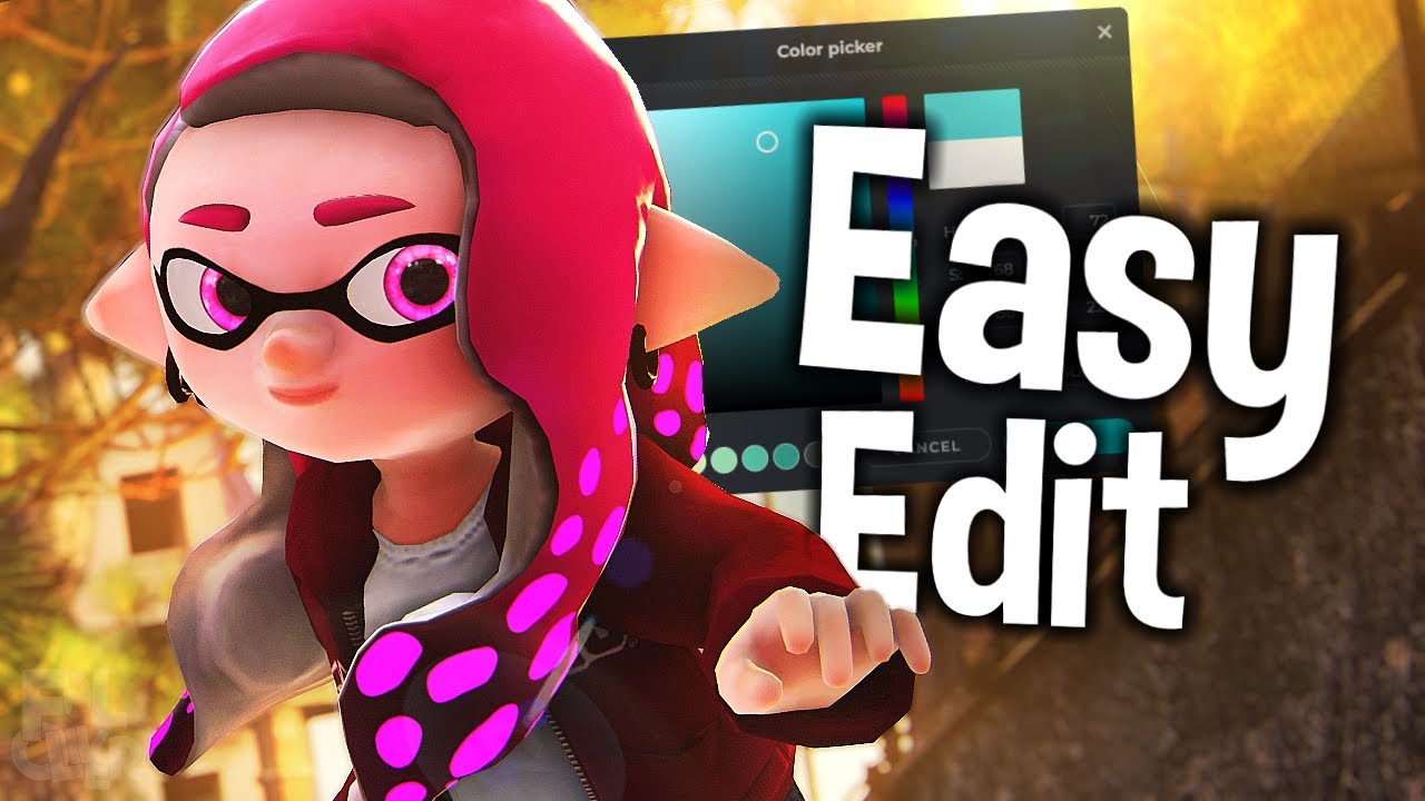 Easiest Way To Edit A Splatoon Sfm Poster Youtube