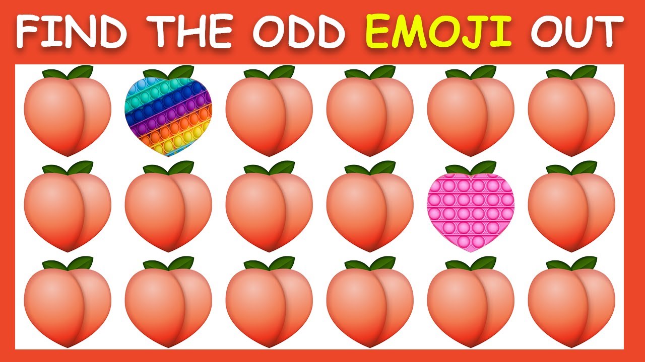How Good Are Your Eyes Find The Odd Emoji Out Emoji Puzzle Quiz
