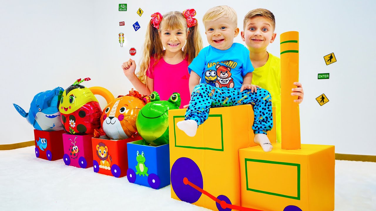Oliver Diana And Roma Fun Challenges For Kids Youtube