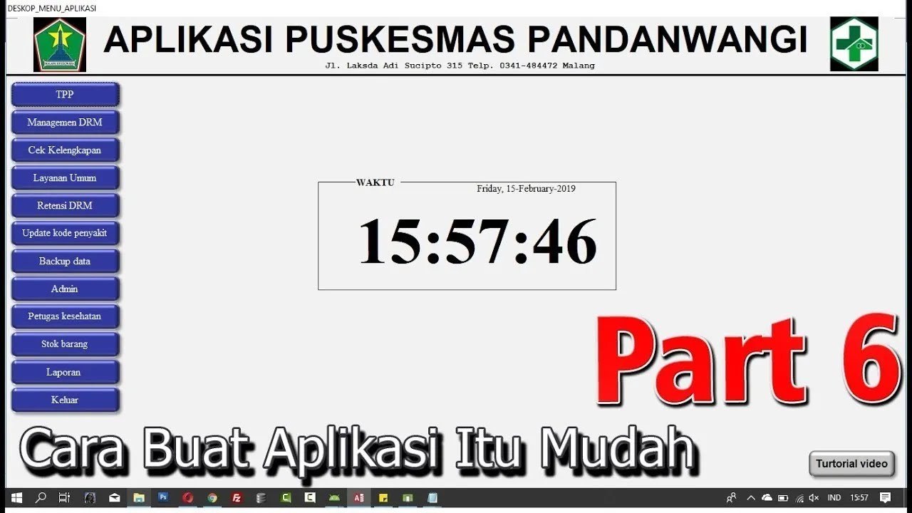 Ms Access Part 6 Fungsi Button Code Script Button Youtube