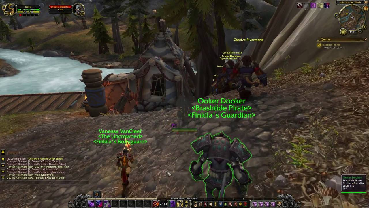 Wow Quest 2356 Trapped Tauren Youtube