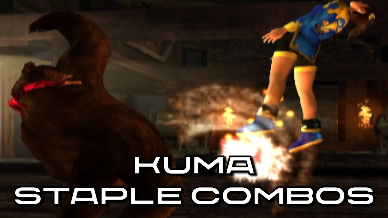 Tekken Tag Kuma Staple Combos Youtube