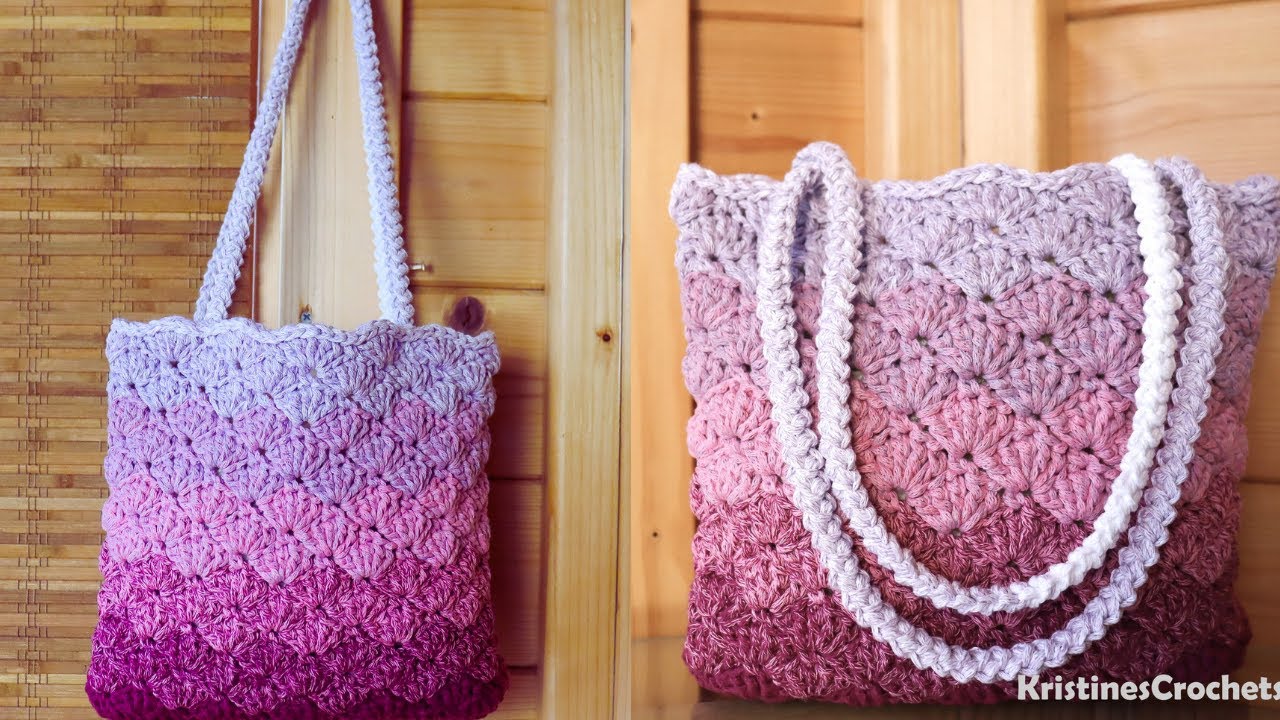 Gradient Shells Crochet Bag Tutorial Youtube
