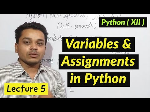 Dynamic Typing Multiple Assignment Lecture 5 Python Youtube