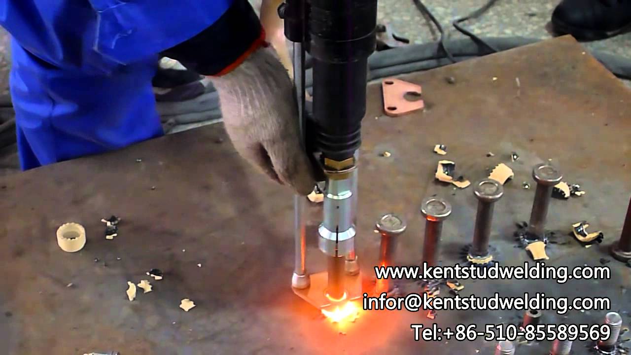 Shear Connector Welding Test Youtube