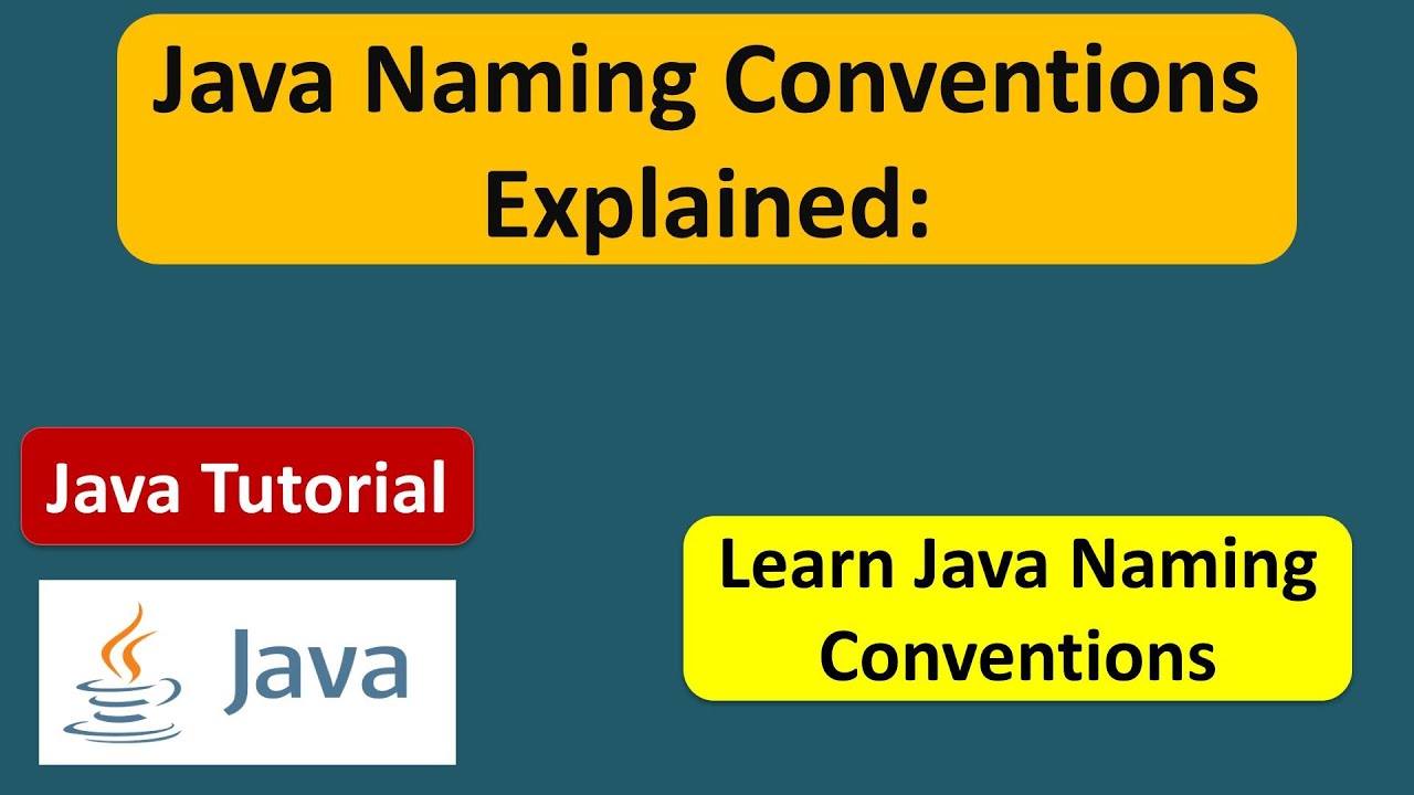 What Is Java Naming Conventions Java Naming Conventions Explained