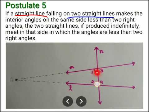 The History Of Parallel Postulate Youtube