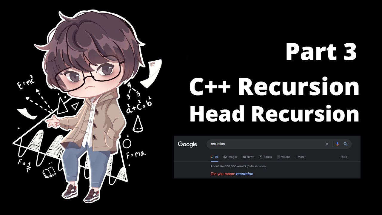 C Recursion Part 3 Head Recursion แบบง าย Youtube