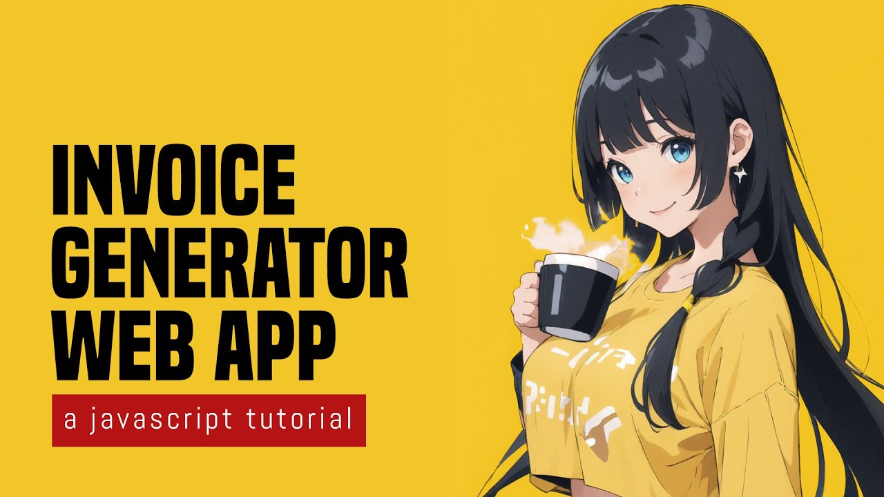 Invoice Generator In Html Javascript Serverless Web App Youtube