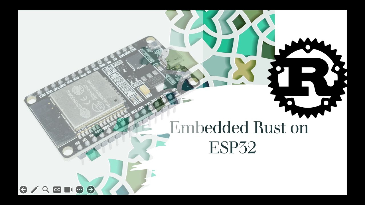 Esp32 Rust Demo Read Spi Manufacturer Id Youtube