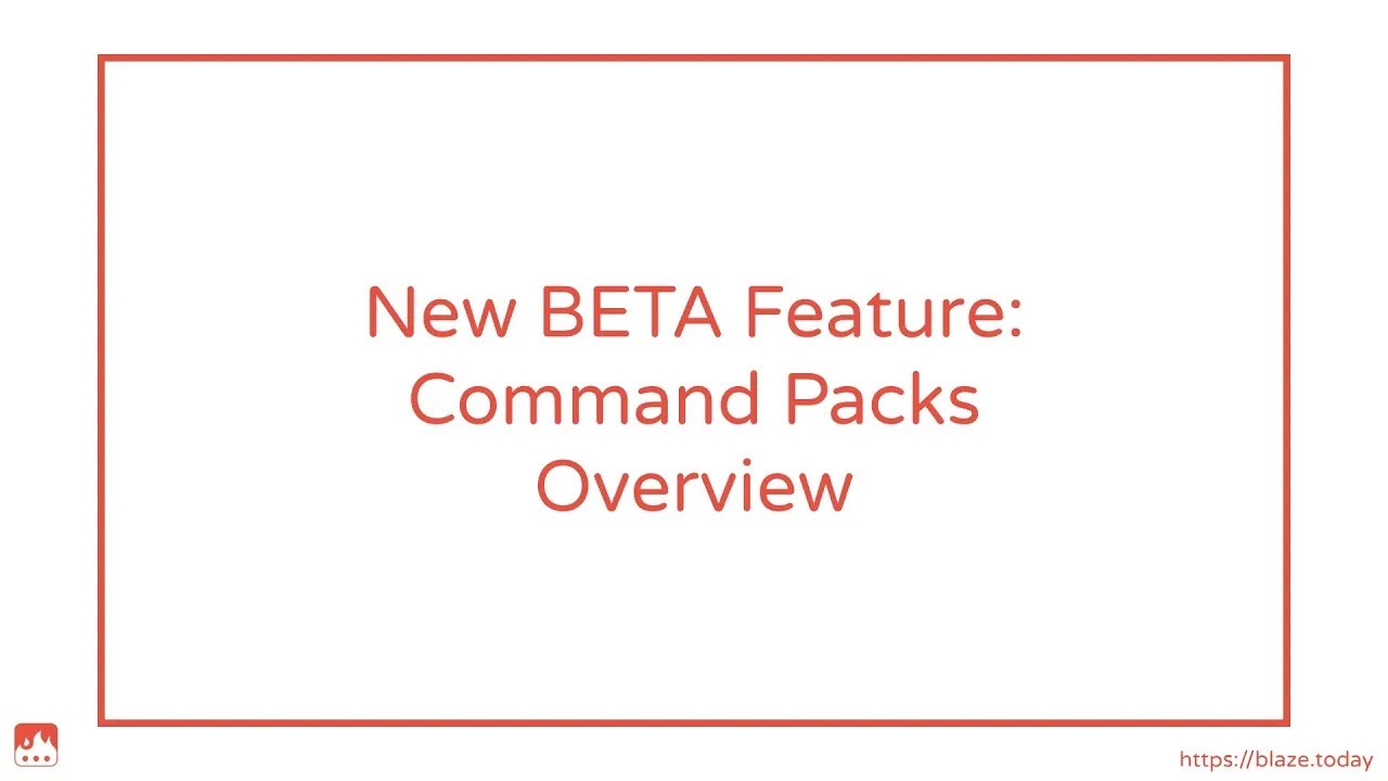 Command Packs Overview Youtube