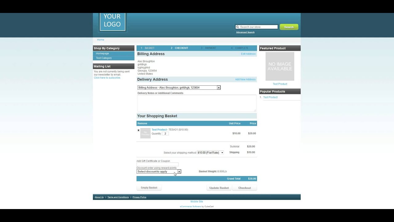 Cubecart 5 Customer Rewards Loyalty Scheme Plugin Overview Youtube