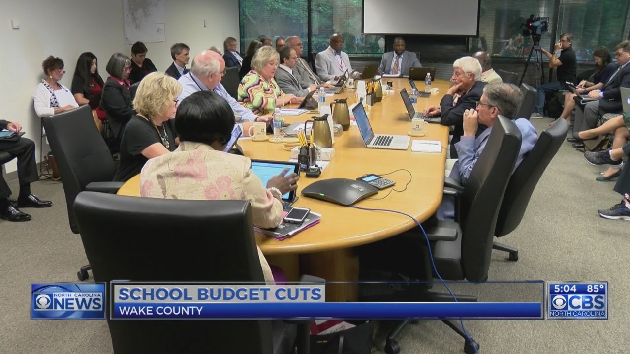 Wake County School Board Discusses Budget Cuts Youtube