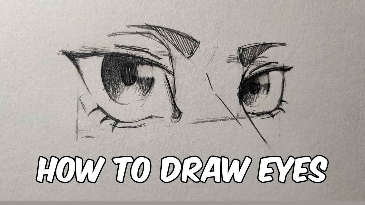 How To Draw Eyes For Beginners Youtube