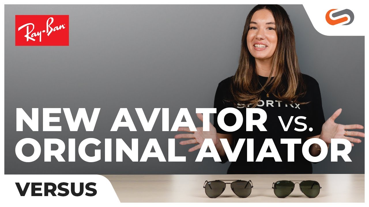 Ray Ban New Aviator Vs Original Aviator Sunglasses Sportrx